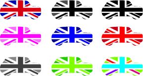 Mini Badges - Union Jack – StickyFingers Decals & Graphics
