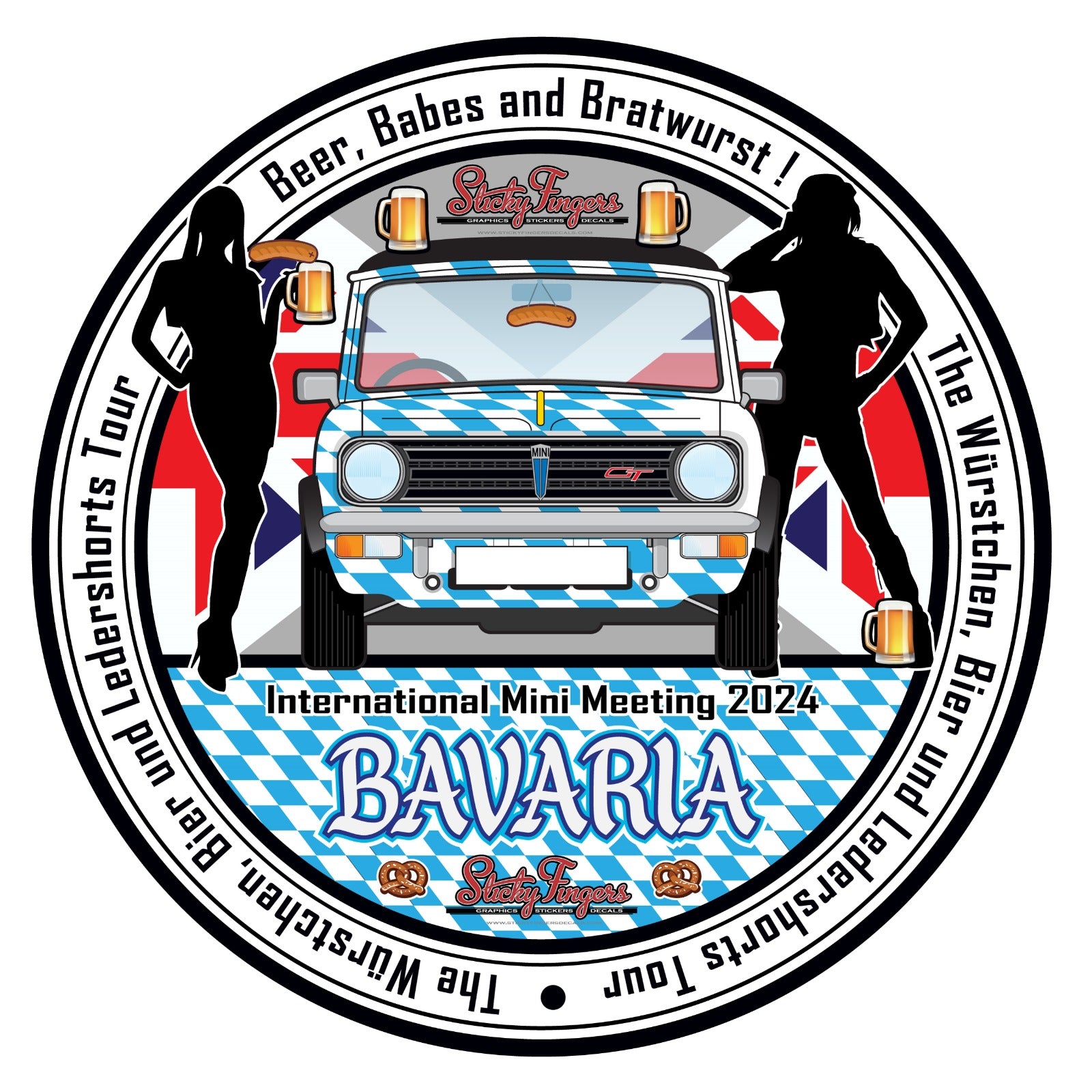 IMM 2024 Bavaria Sticker – StickyFingers Decals & Graphics