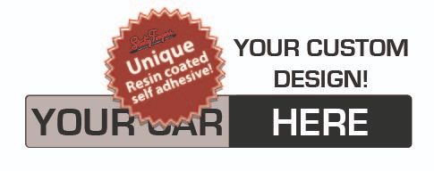 BL rectangular Rear Badge - Custom – StickyFingers Decals & Graphics