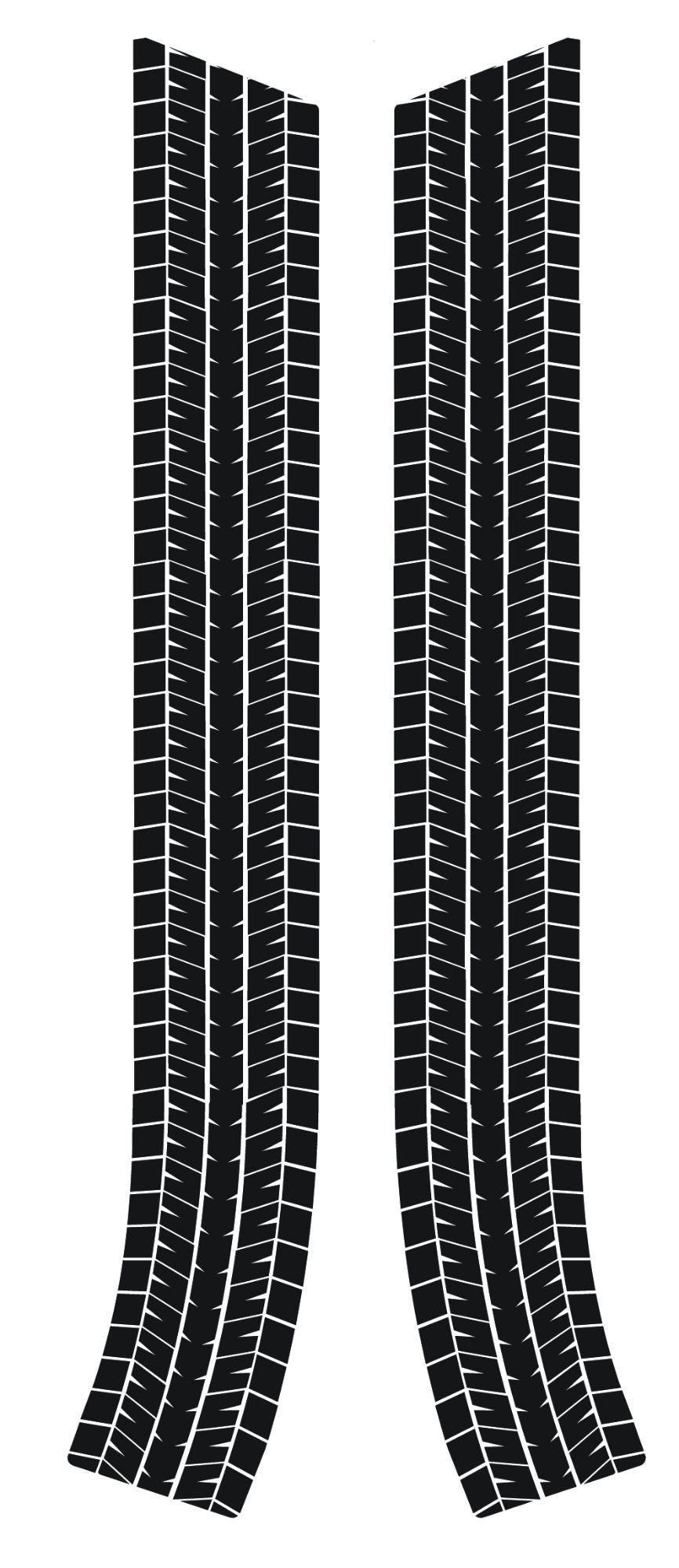 Mini Bonnet Stripes - Tyre Tread – StickyFingers Decals & Graphics